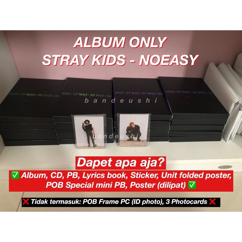 Stray KIDS NOEASY ALBUM ONLY (NO PC) | Shopee Philippines