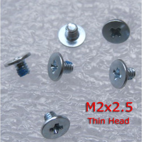 Carbon Steel M2x2.5 Thin Head Screw for Notebook Netbook Laptop ...