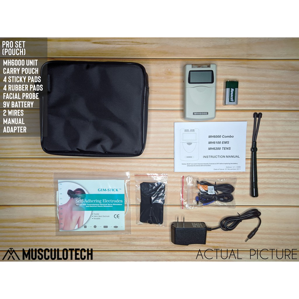 MH6000 TENS EMS FES Device for Physical Therapy Pain Relief with ...