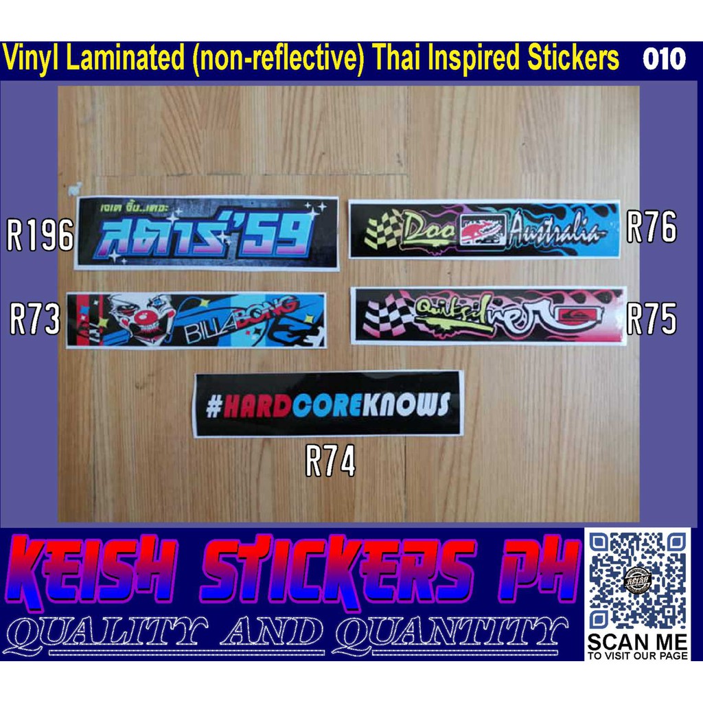 Vinyl Laminated Stickers 010 | Shopee Philippines