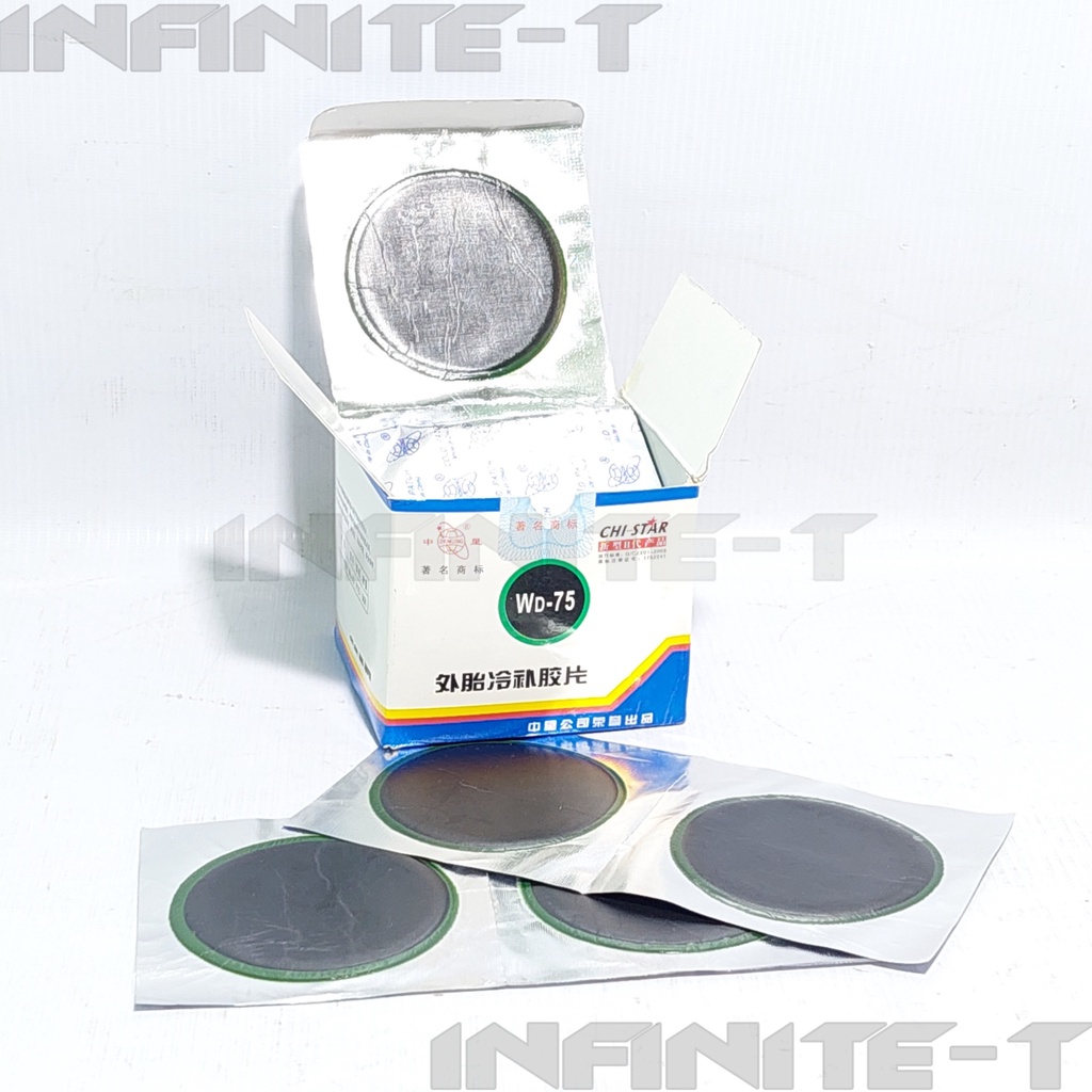 Chi Star Rubber Patch 75mm Diameter WD-75 (Vulcanizing Patch) | Shopee ...