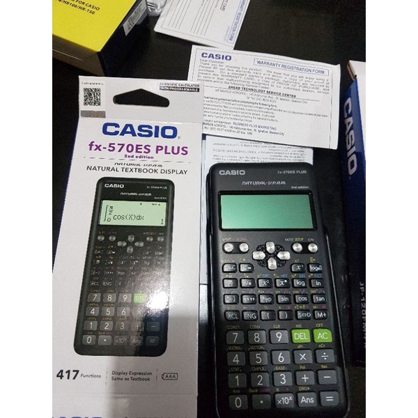 CASIO FX570ESPLUS 570ESPLUS FX-570ESPLUS fx 570 es plus 2nd Edition ...