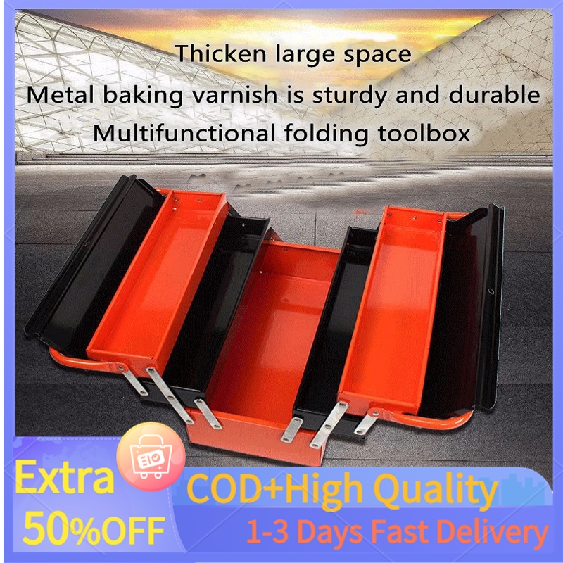 3 Layer Heavy Duty Steel Tool Box (420X200X200mm 530x200x200mm ...