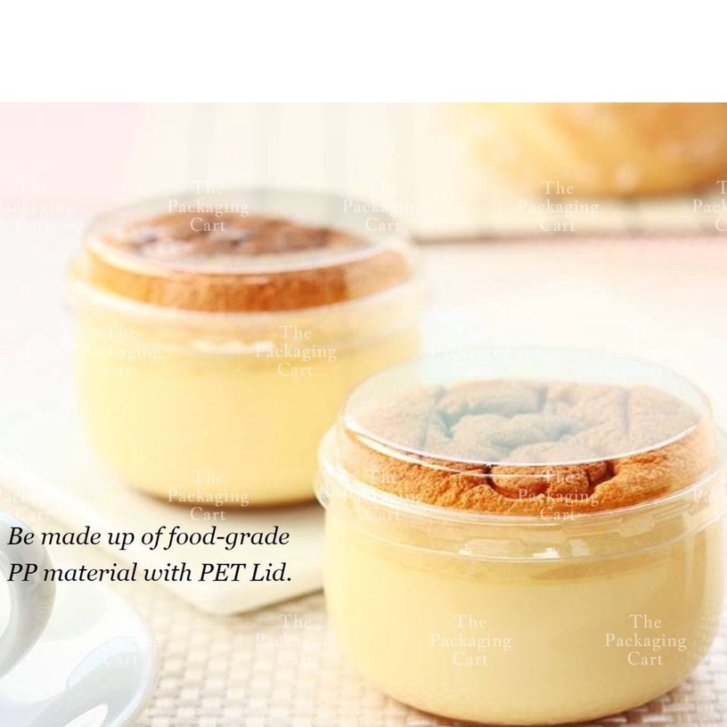 10pcs Round Pudding Cup Transparent Dessert Container Cake Mousse Pudding Fruits Packaging TPC ...