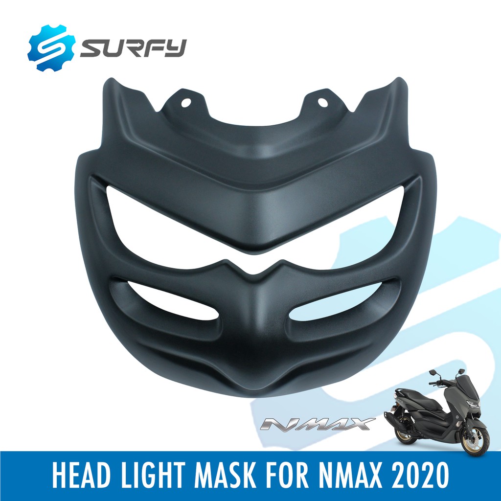 Nmax 2020 Head Light Mask V2 Matte Black Made In Thailand | Shopee ...