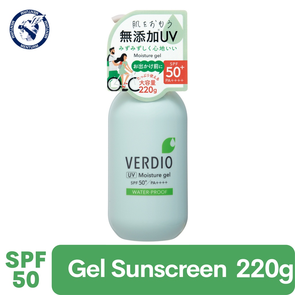 OMI Menturm Verdio UV Moisture Gel Sunscreen Large 220g SPF50+ | Shopee Philippines
