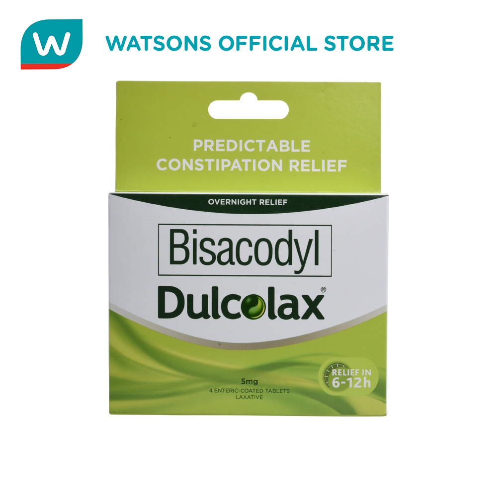 DULCOLAX Bisacodyl 4 Enteric- Coated TabletS | Shopee Philippines