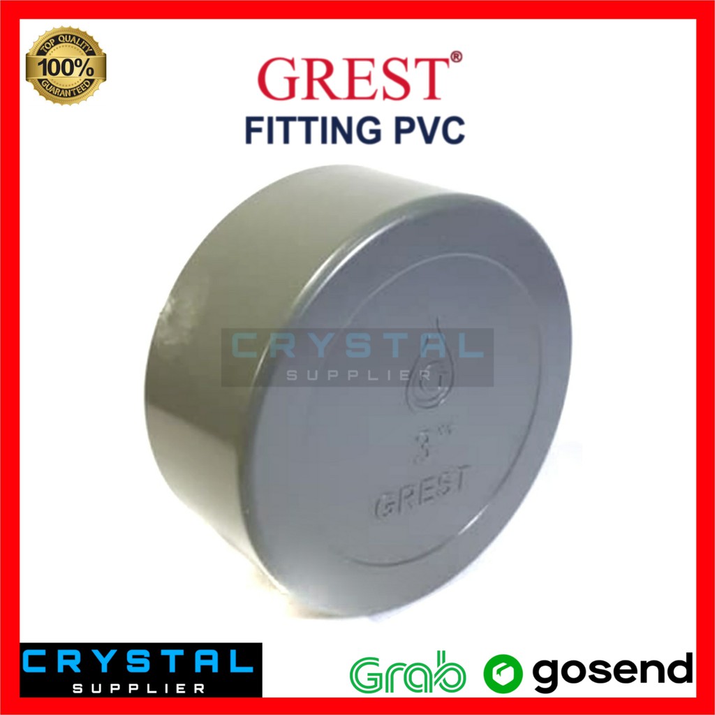 GREST 3" inch PVC Dop Cap / Pipe Cap | Shopee Philippines