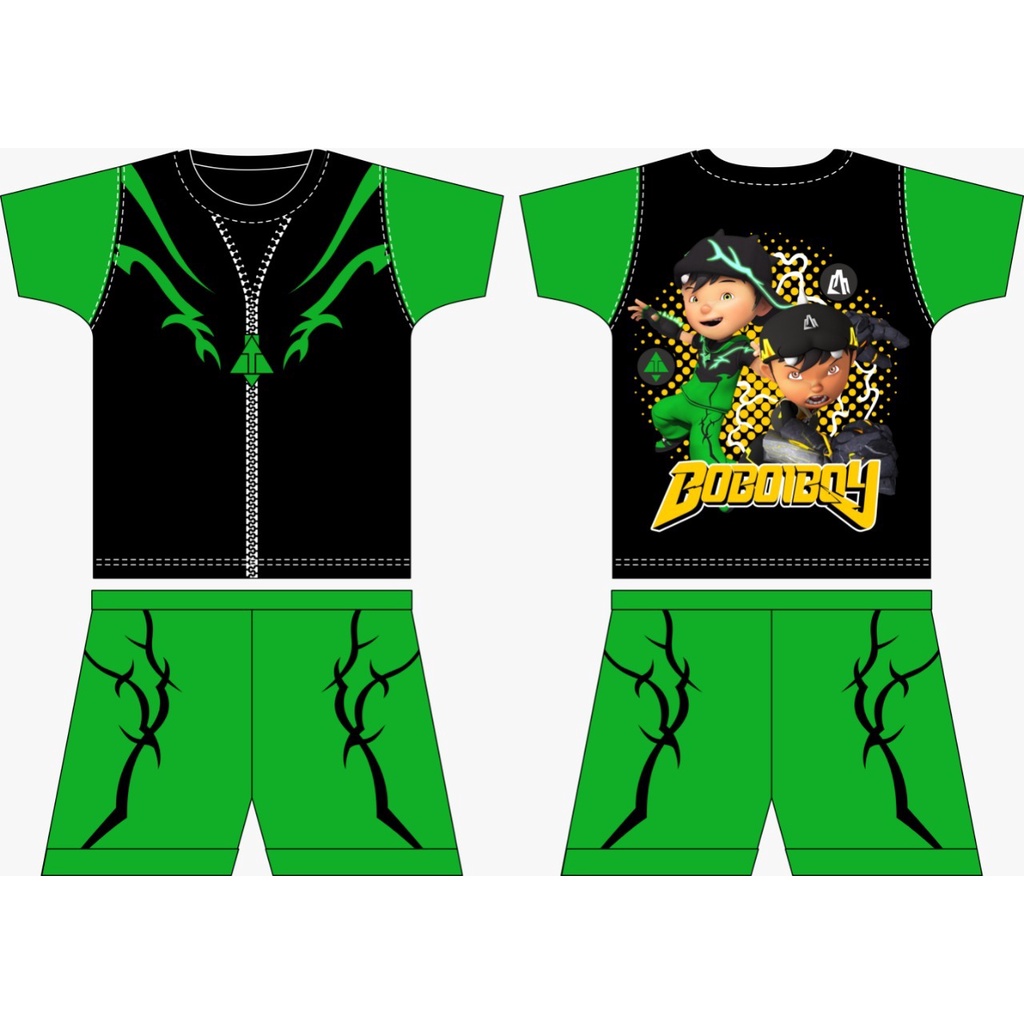 Boboiboy Clothes For Boys, BOBOIBOY Leaf Motifs, BOBOIBOY Roots ...