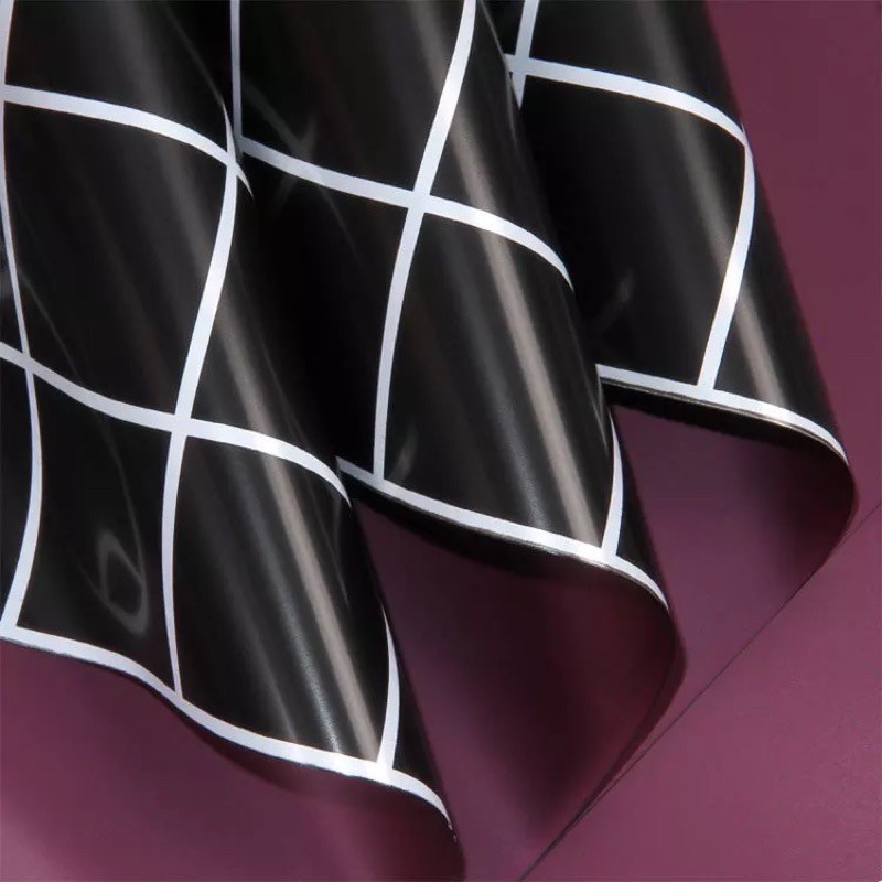 20pcs in 1 Pack Checkered Wrappers Two Sided Bouquet Wrapping Material ...