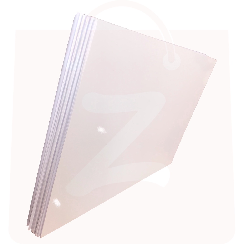 PUTIH Professional PVC ID Card White Employee Identification Card ...