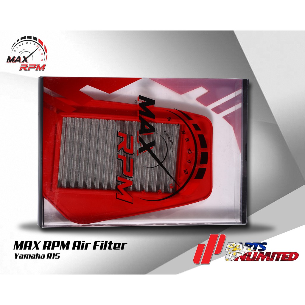 MAX RPM WASHABLE AIR FILTER FOR YZF-R15 V3 | Shopee Philippines