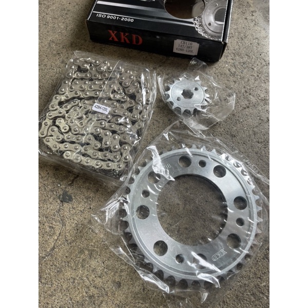 motorcycle chain set /sporcket for cb110 | Shopee Philippines