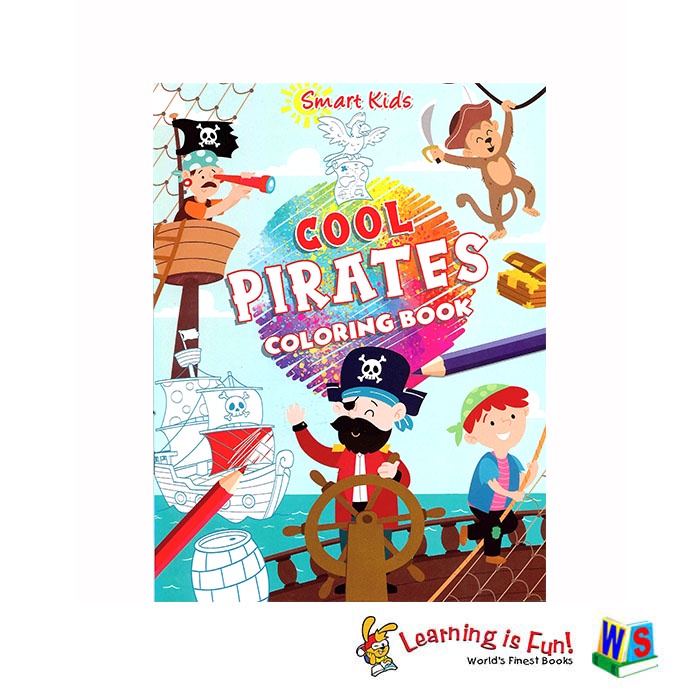 WS SMART KIDS COLORING BOOK-COOL PIRATES (ACTIVITY BOOK) | Shopee ...