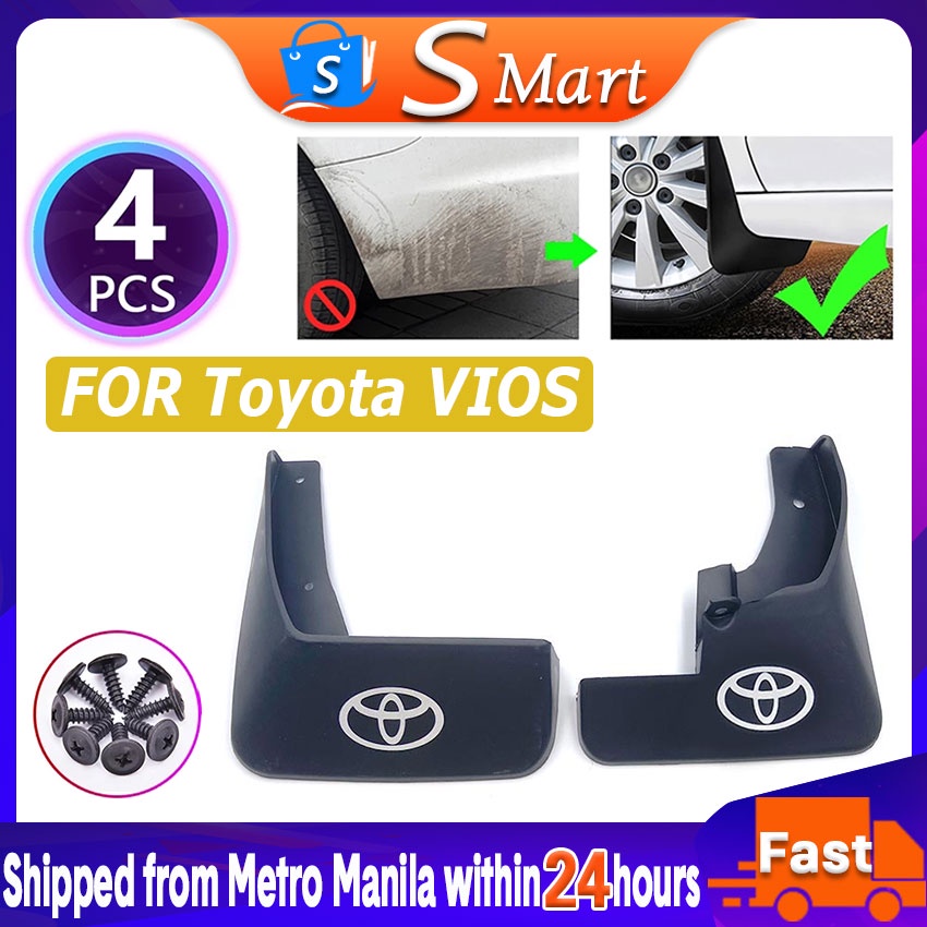 【Soyamart】Toyota Vios Yaris Sedan Mudguard Mudflap Fender Splash Mud ...