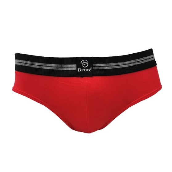 Brute Premium Modal Hipster Briefs - Bright Red (Single) | Shopee ...