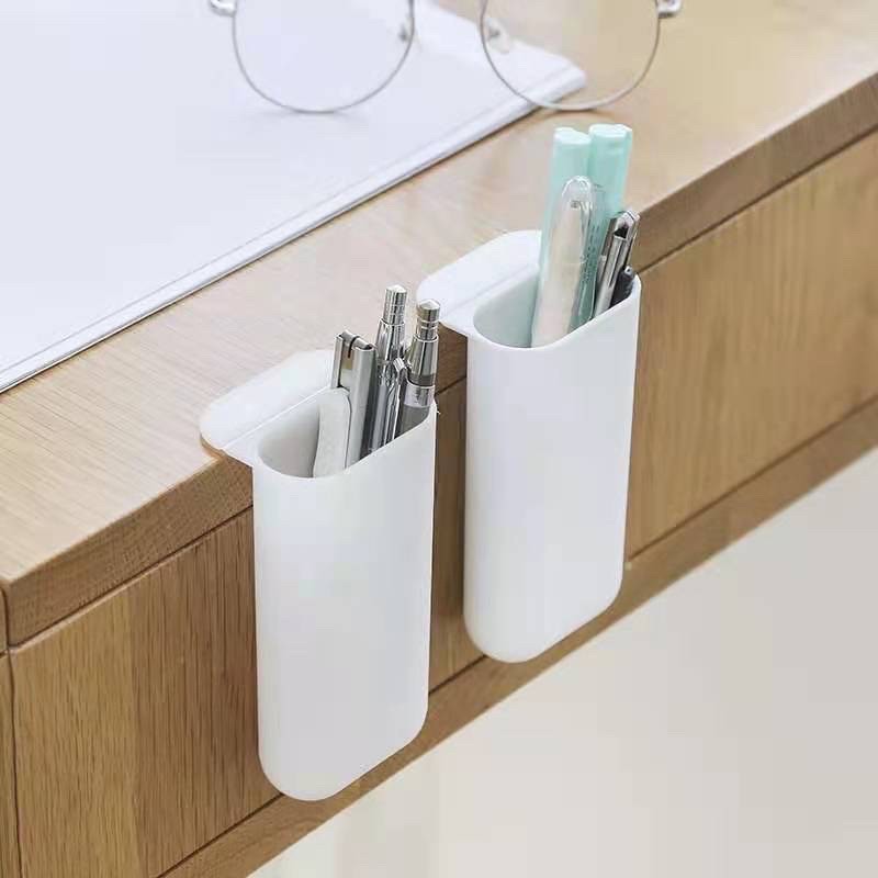 PENNY #creative adhesive pen holder desk hanging pencil case | Shopee ...