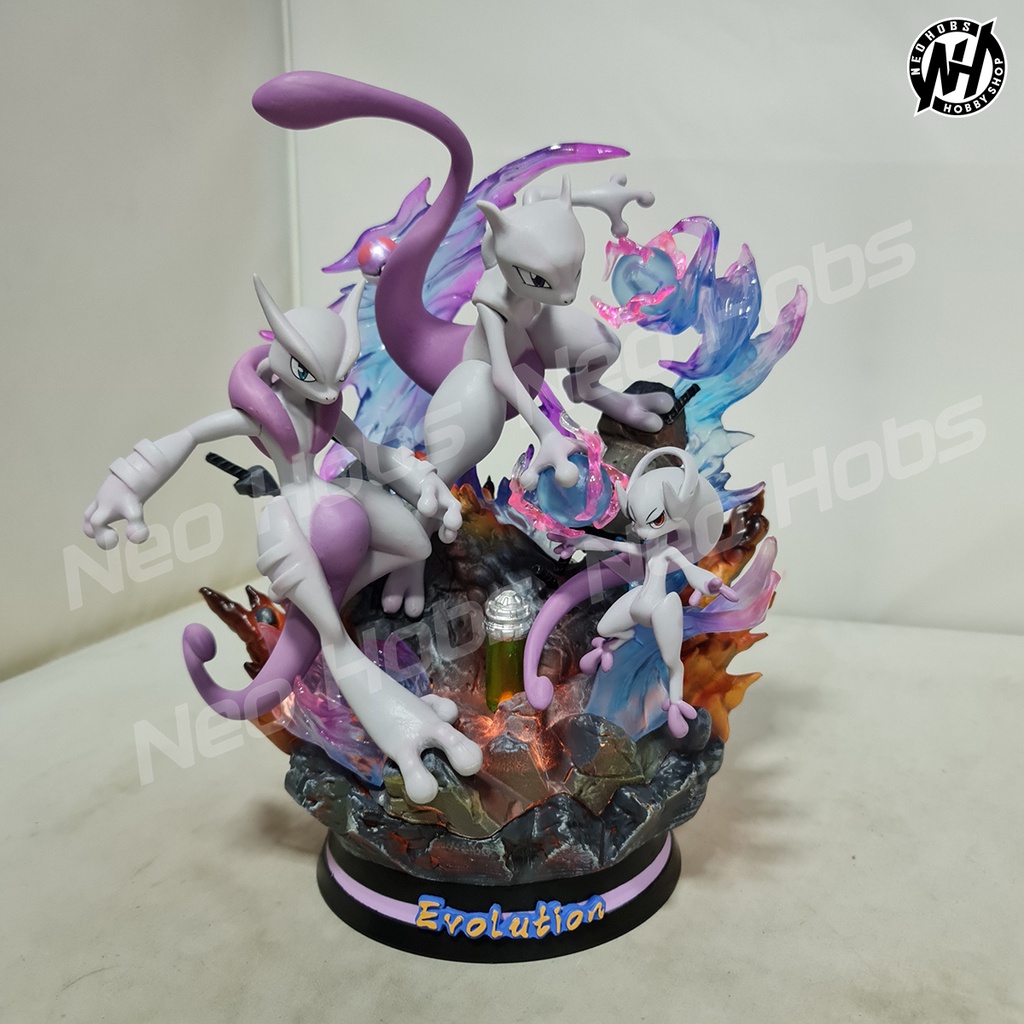GK ES KO Pokemon Mewtwo Family w/LED | Shopee Philippines