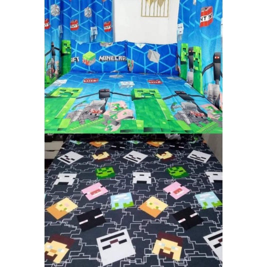 Minecraft bedsheet/character bedsheet/kids bedsheet (canadian cotton ...