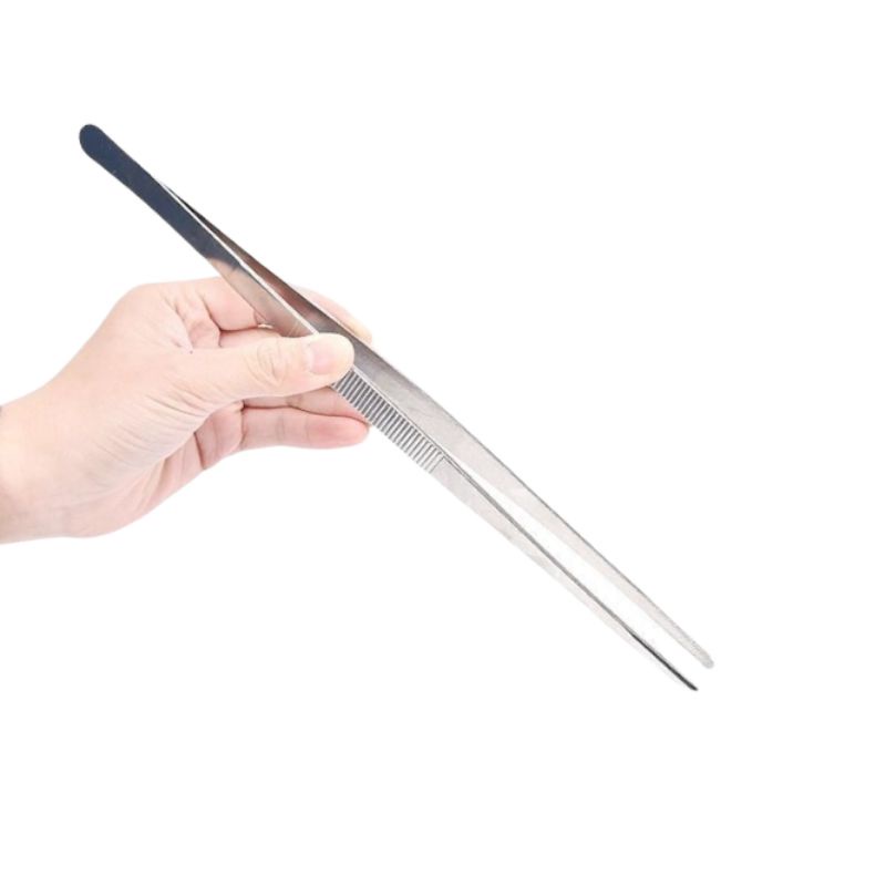 Stainless Long Tweezer ["10.5 INCHES] Toothed Tip | Shopee Philippines