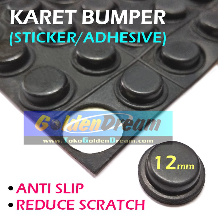 12mm Rubber Bumper Sticker Anti Slip Skid Scratch Sticker Mat Rubber ...