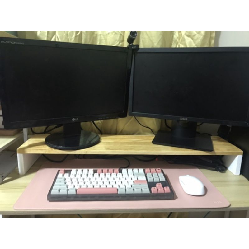 Wooden Monitor Riser | Monitor Stand| L-80cm/W-18cm/H-10cm | Shopee ...
