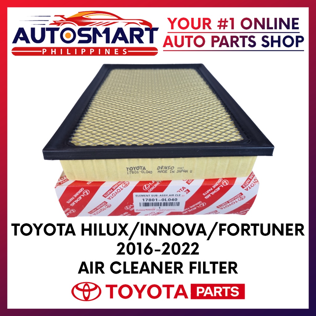 Toyota Hilux/Innova/Fortuner 2016-2022 Air Cleaner Filter (17801-0L040 ...