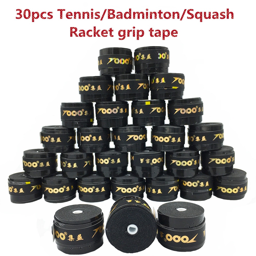 30pcs Anti Slip Racket Over Grip Perforated Tennis Badminton Squash ...