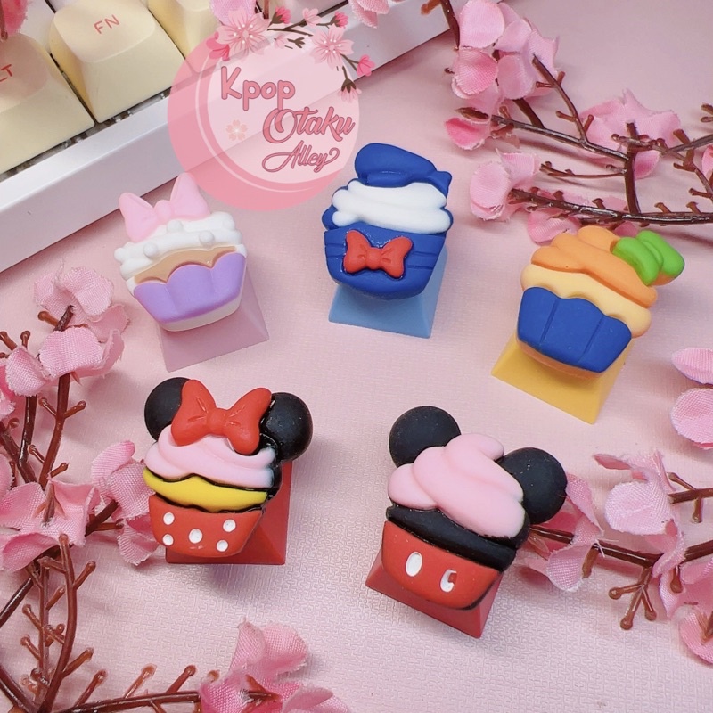 Disney Cupcake Collection Artisan Keycaps | Kpop Otaku Alley Keycaps ...