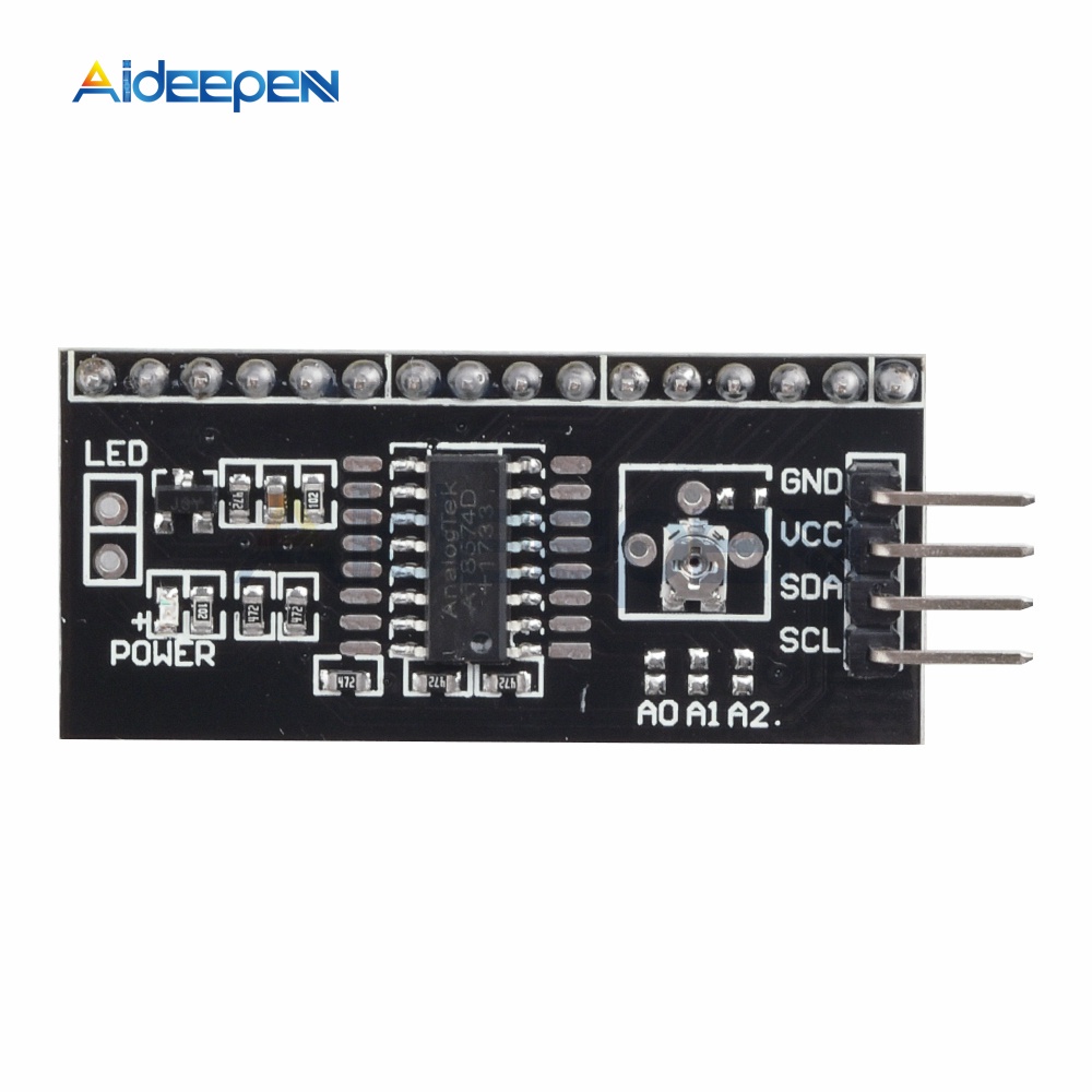 >IIC I2C TWI SPI Serial Interface Board Port 1602 2004 LCD LCD1602 ... >IIC I2C TWI SPI Serial Interface Board Port 1602 2004 LCD LCD1602 ...