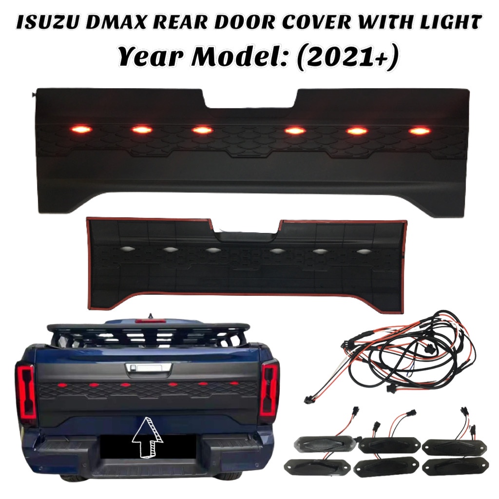 CPAO Isuzu D-max 2021 2022 2023+ Rear Lower Cladding/Rear Guard Plate ...