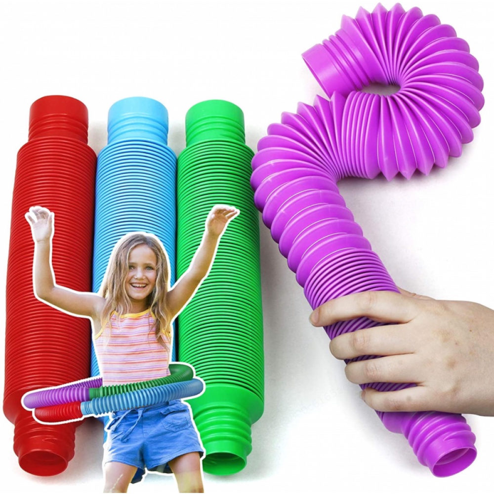 Pop Tubes Sensory Fidget Toy for Autistic Children and Fidgets for Kids ...