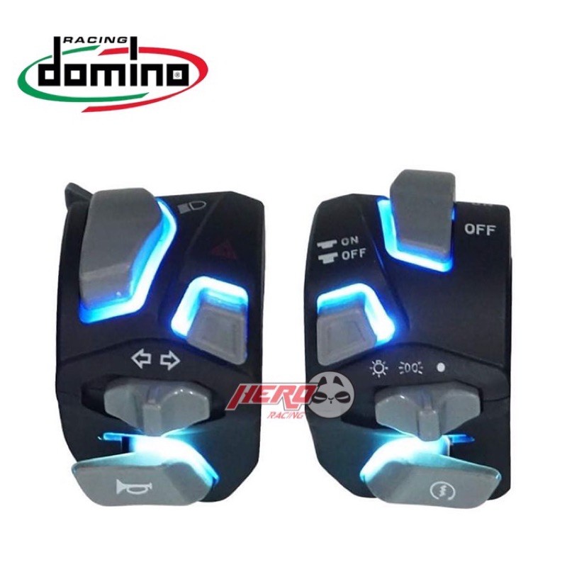 DOMINO SWITCH(set)Whit Lighting Waterproof Horn/ High&Low/PASSING LIGHT ...
