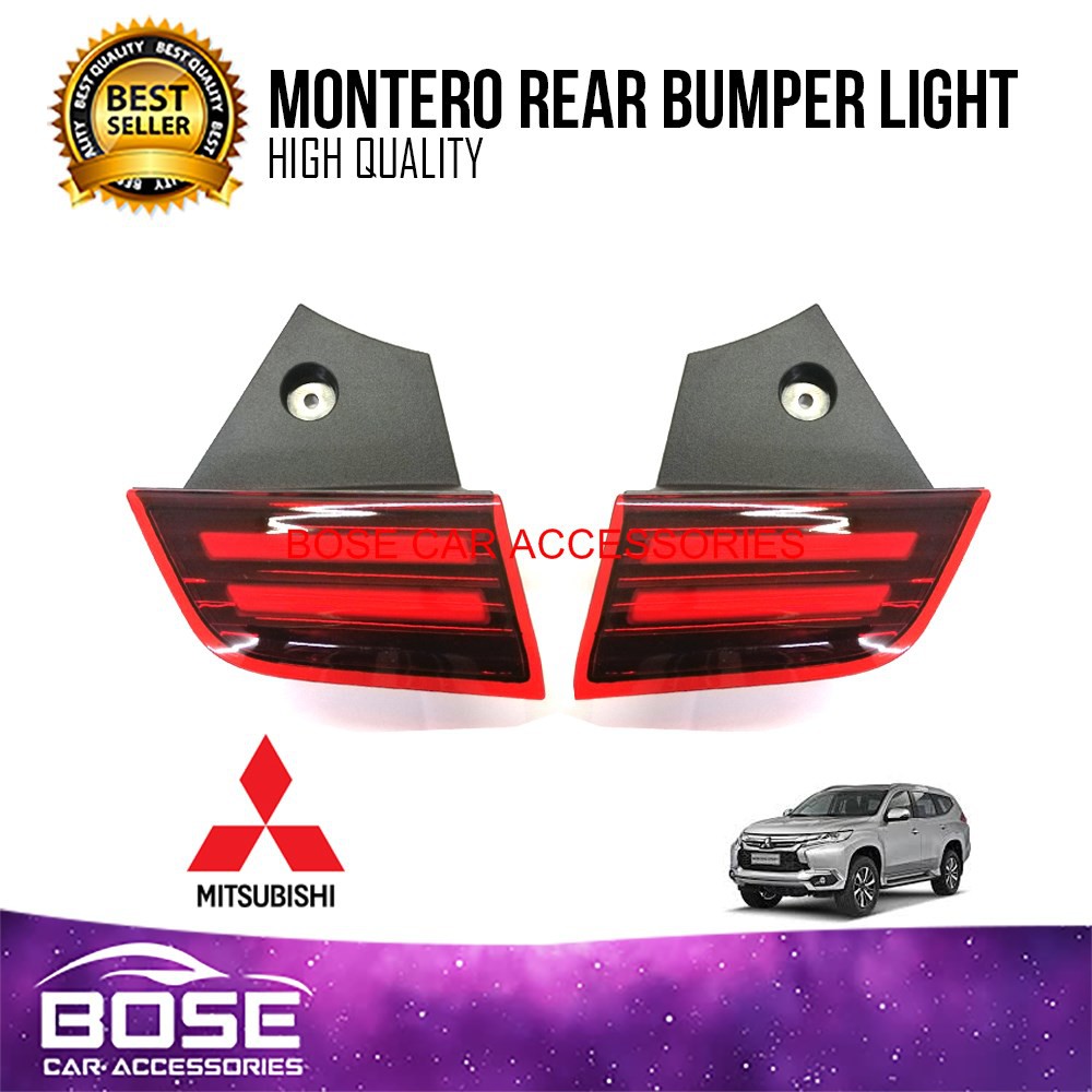 Mitsubishi Montero Sports GLS / GLX / GT 2016 - 2018 Rear Bumper Light ...