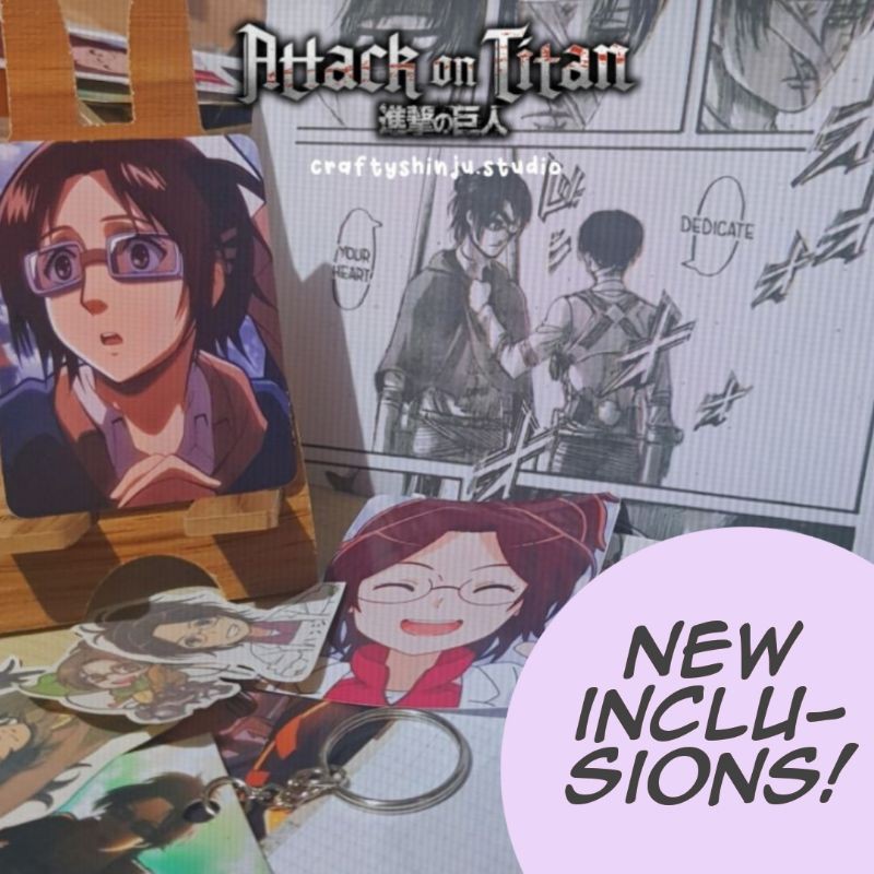 aot / shingeki no kyojin cheering pack | crafty.shinju | Shopee Philippines