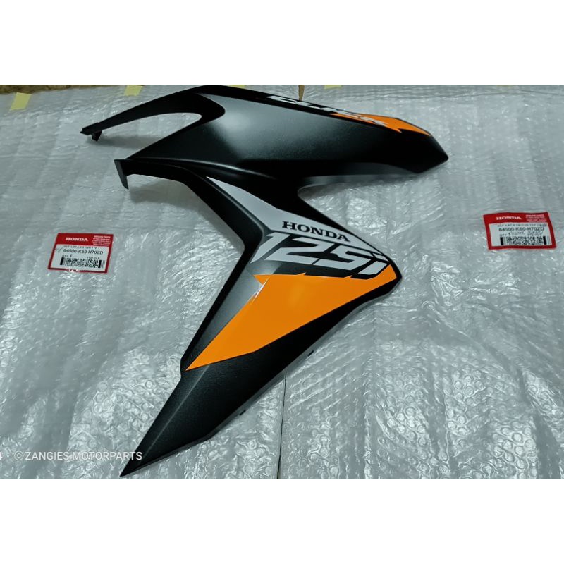 HONDA CLICK 125i v2 GAME CHANGER COVER FRONT SET (PALIKPIK) MATTE BLACK ...