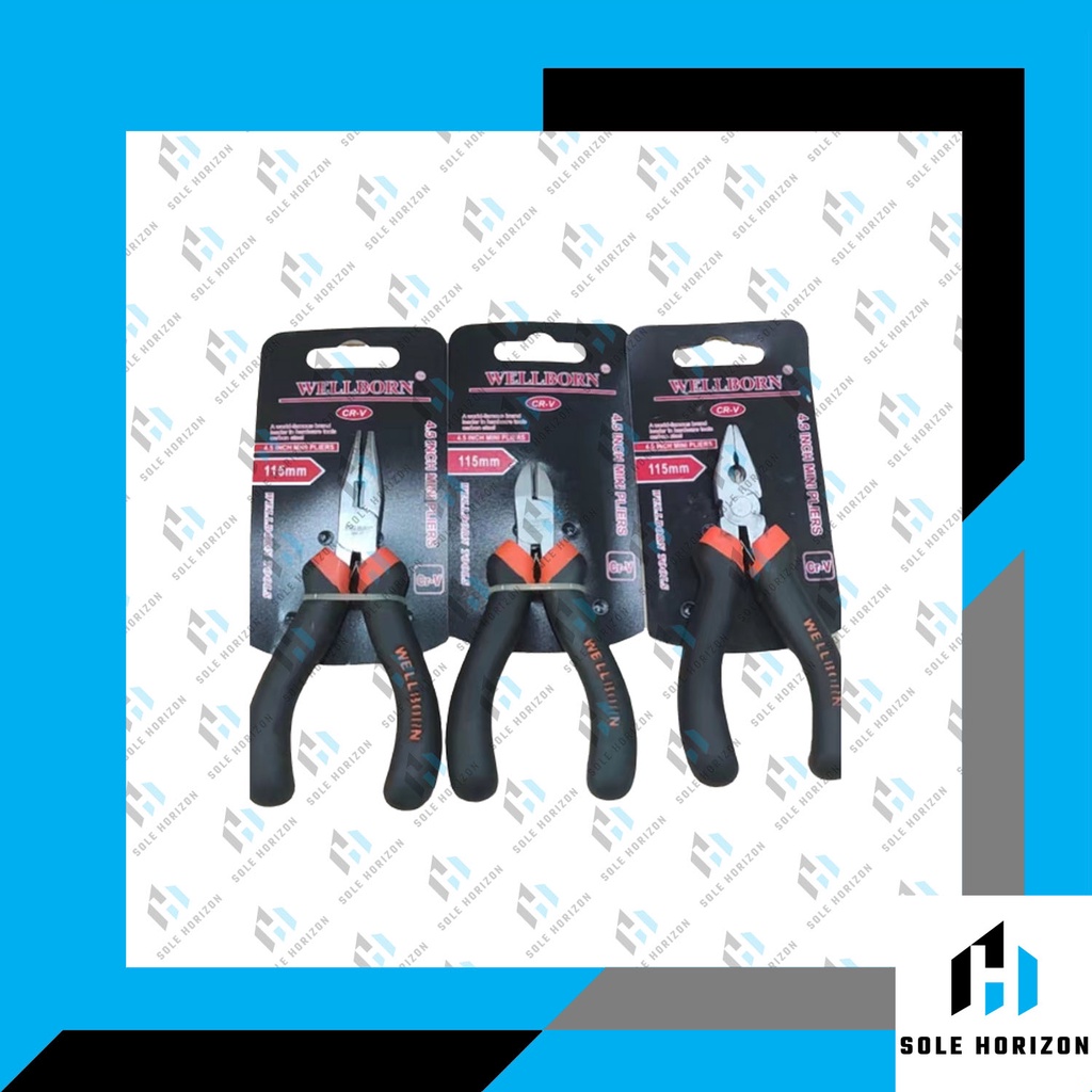 Sole Horizon JOSE 4.5 Inch Orange and Black Mini Pliers for Jewelry ...