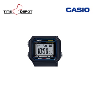 Casio W-217H-1AVDF Digital Black Resin Strap Watch For Men | Shopee ...