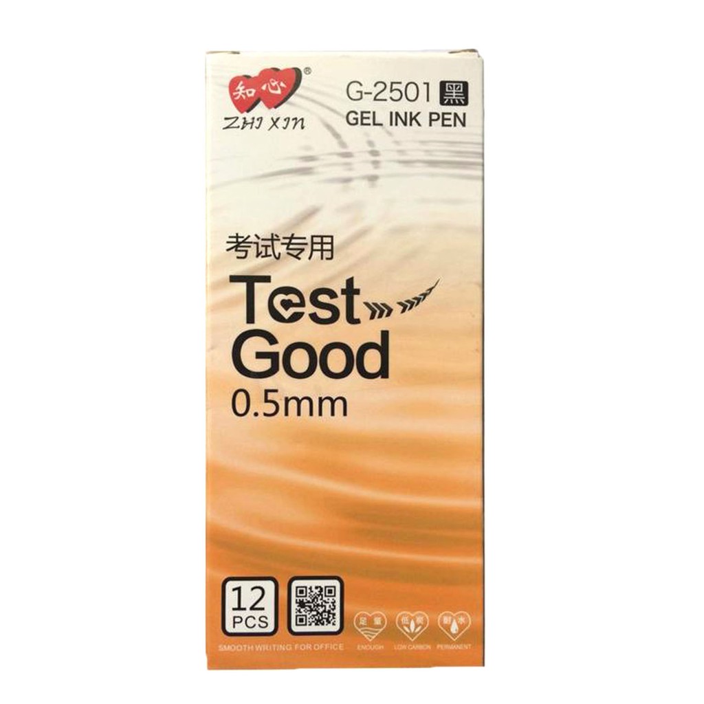 BALLPEN (TEST GOOD - 12 PCS - COLOR BLACK - 0.5MM)2501 | Shopee Philippines
