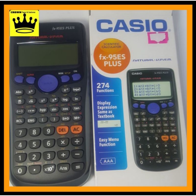 ORIGINAL CASIO Plus scientific CALCULATOR office supplies | Shopee ...