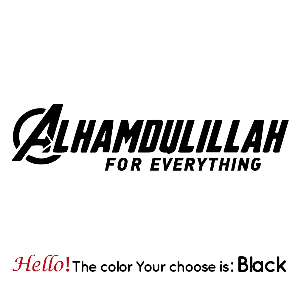 Mashallah Islamic Car Stickers and Vinyl Decals(Stiker Potong Cermin ...