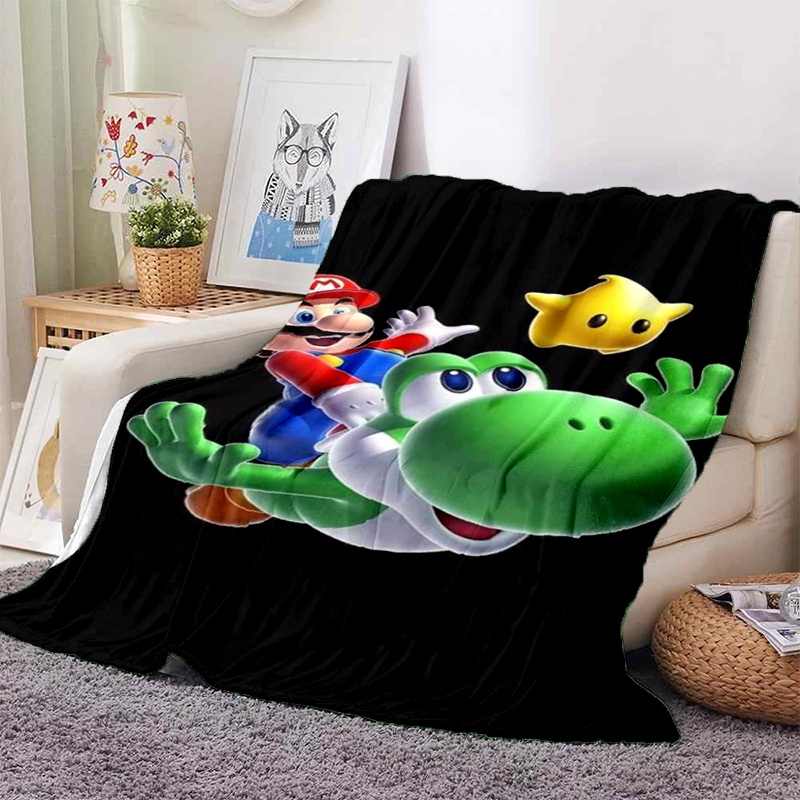 Creative Nintendo Game Character Blanket Super Mario Brothers Anime ...