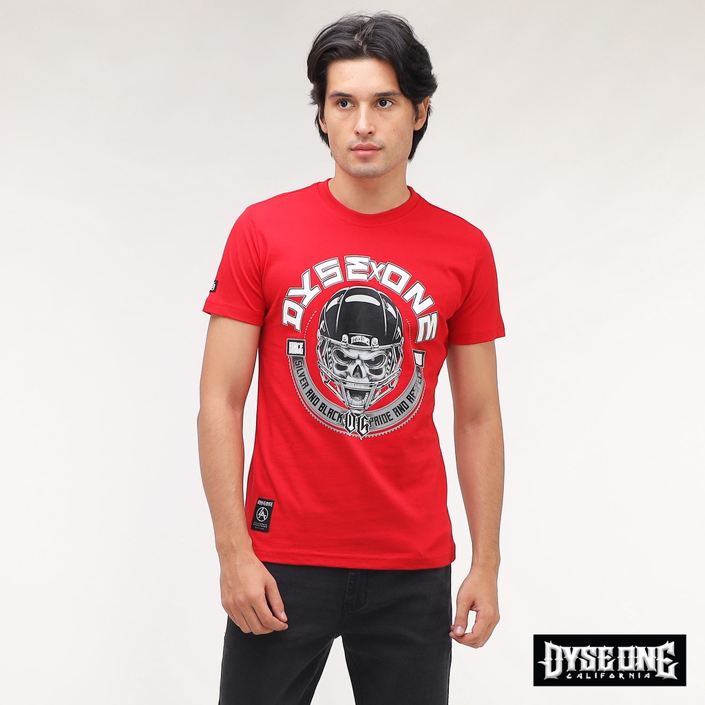 Dyse One Round Neck Muscle Fit DBT01B-1066 (Red) | Shopee Philippines