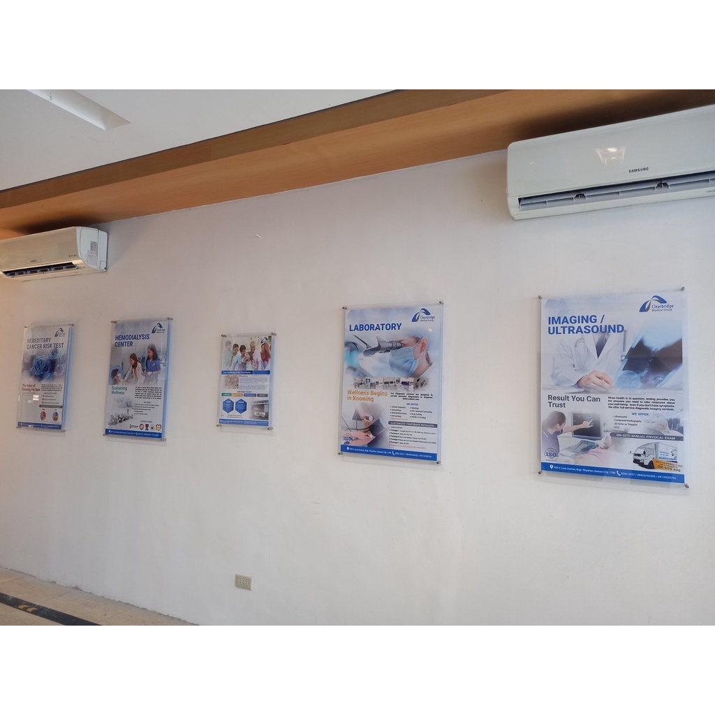 Acrylic Frame Sandwich Type - For photos, paintings, displays | Shopee ...