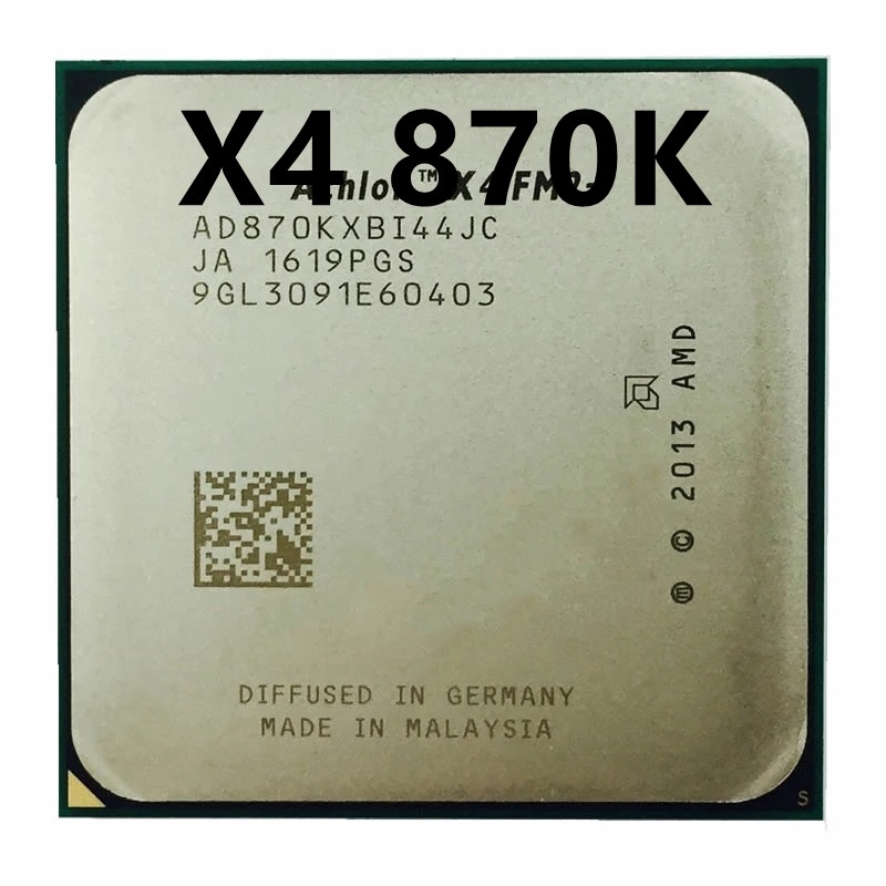 X4 870K 3.9 GHz Quad-Core CPU Processor AD870KXBI44JC Socket FM2 ...