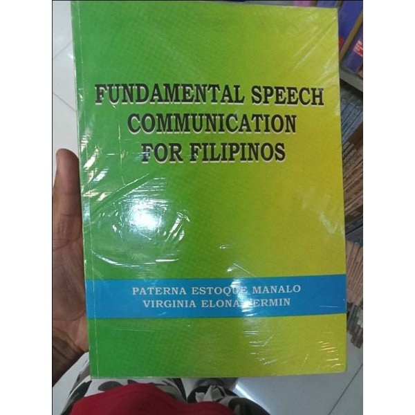 FUNDAMENTALS SPEECH COMMUNICATIONS FOR FILIPINO (BRANDNEW) | Shopee Philippines