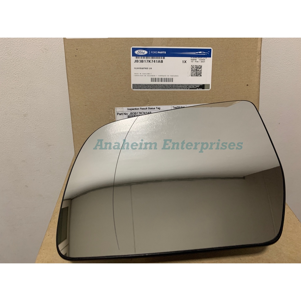 Ford Ranger Raptor 2019 - 2021 Side Mirror Lens LH - JB3B17K741AB ...