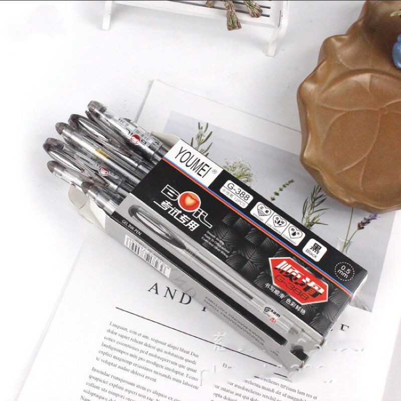 12 Pieces G-388 Gel Ink Pens 0.5mm with Smooth Gel Ink Flow, Assorted ...