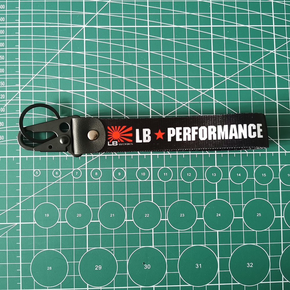 JDM Culture Racing Car Modified Style Wrist Keychain Key Rings Key ...