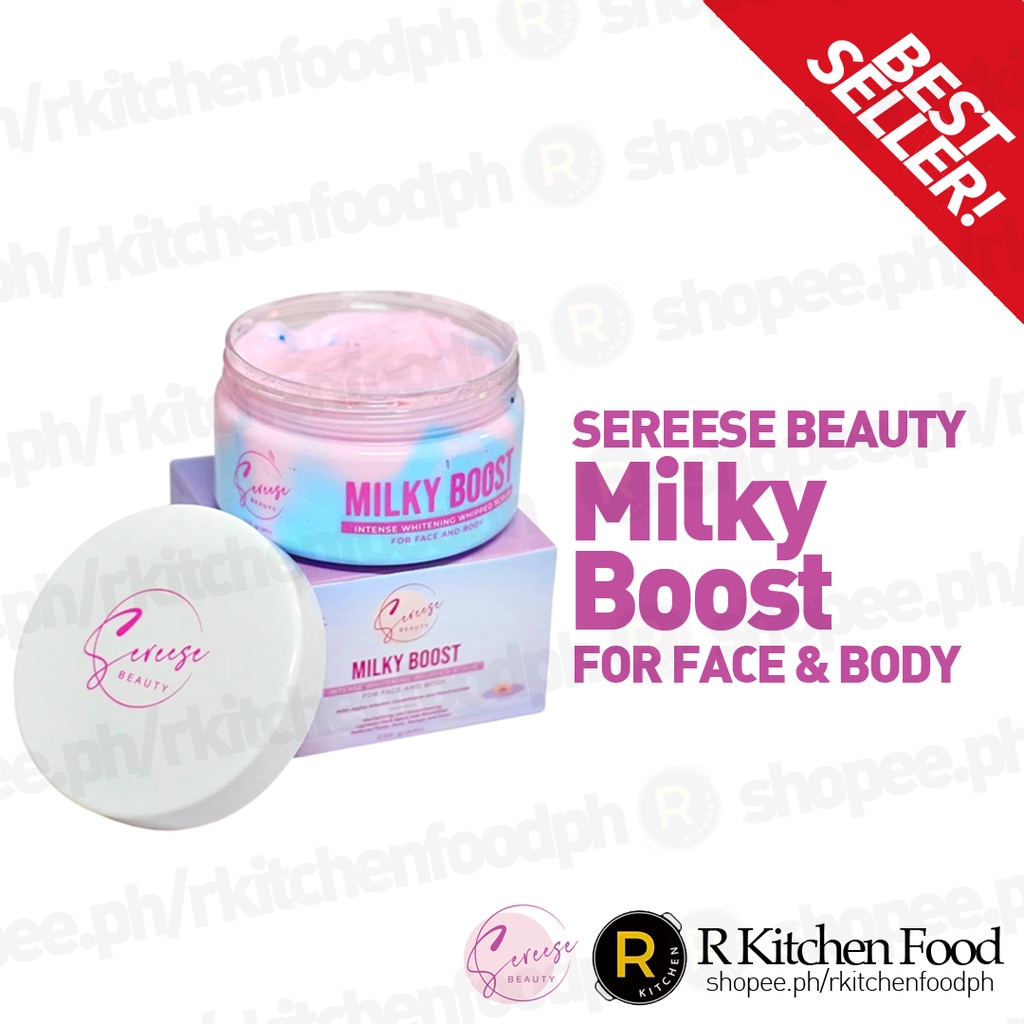 SEREESE BEAUTY - MILKY BOOST Instant Whitening Whipped Scrub Face Body ...